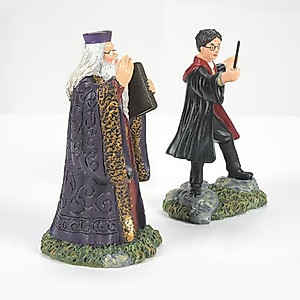 Department56 Potter Village Accessories Harry and Headmaster Figurine Set, 3.15", Multicolor, 2 Count
