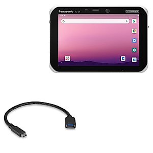 BoxWave Cable Compatible with Panasonic Toughbook S1 (FZ-S1) - USB Expansion Adapter, Add USB Connected Hardware to Your Phone