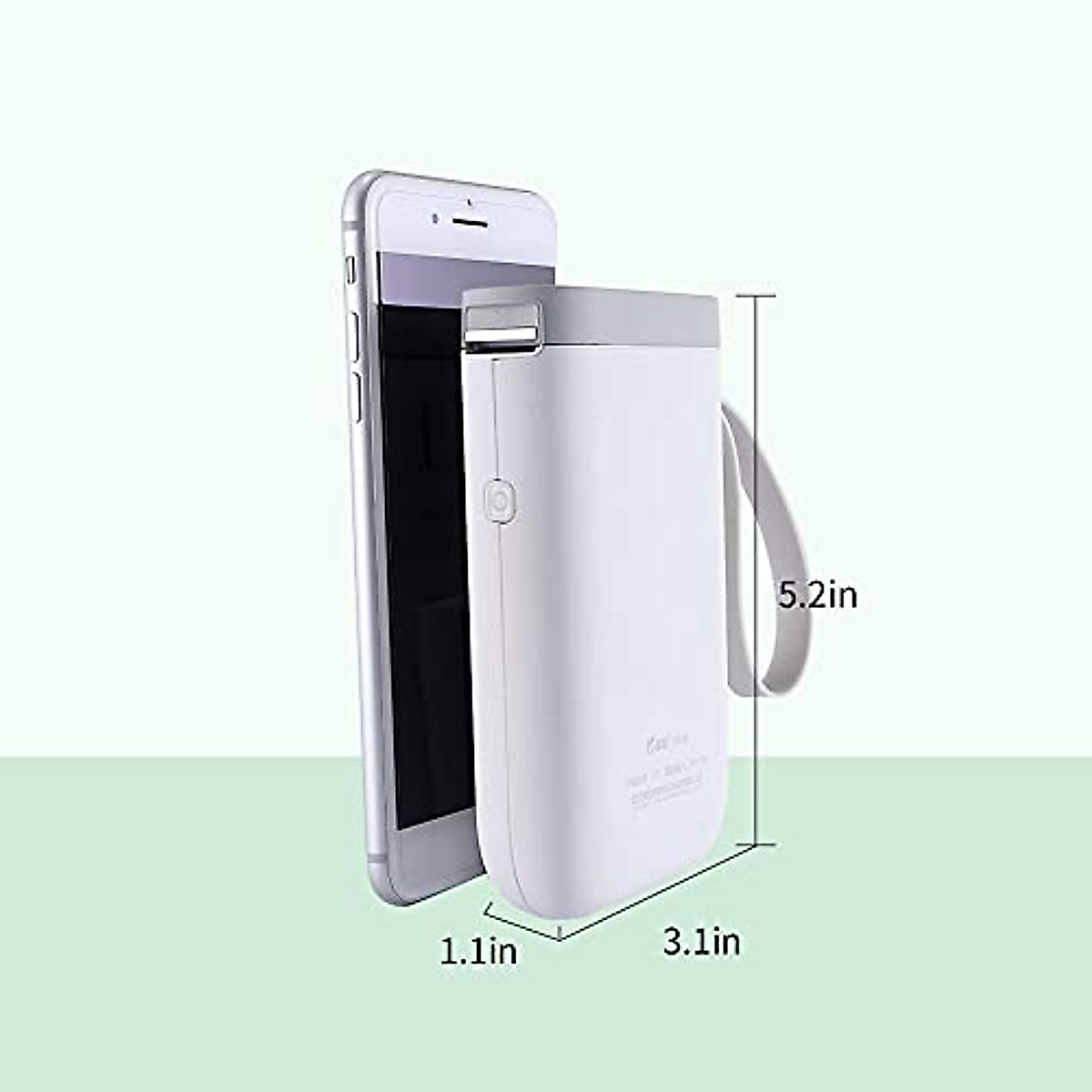 Label Maker with 6 Rolls Tape NiiMbot D11 Portable Wireless Connection Label Printer, NIIMBOT Mini Label Maker Machine