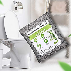 Dimux Bamboo Charcoal Bags for Home Car Closet Office Kitchen Fridge 5 Packs(3x200g+2x100g)