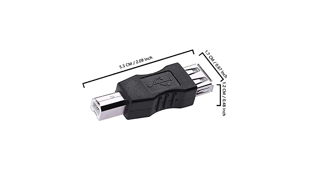 DSYJ USB Type A to B Adapter - Plug & Play Convenience