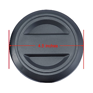 CPOWACE 4pcs Hub Wheel Center Caps Compatible with Polaris RZR, Black Tire Wheel Center Rim Cap Accessories Compatible with Polaris RZR 1000 XP Turbo/XP 4/Ranger 2017-2021(Replace #1522872-655)