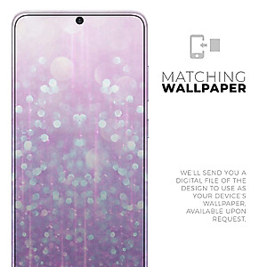 DesignSkinz Pink Unfocused Orbs of Light Protective Vinyl Decal Wrap Skin Cover Compatible with The Samsung Galaxy S20 (Screen Trim & Back Glass Skin)