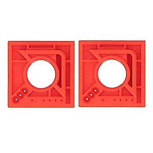 2Pcs Marks Offset Ruler, ABS Multifunction Parallel Lines Level 45 Degree Cutting Marking Carpentry Tool