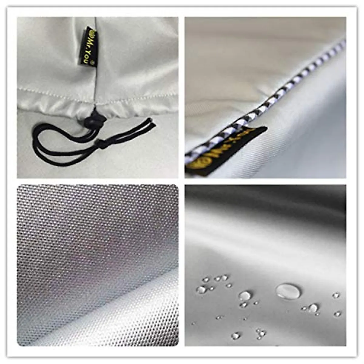 Large Tire Cover Seasonal Tire Tote Tire Storage Bag Seasonal Tire Cover,Waterproof Dust-Proof (Diameter 28",Silver Coated)