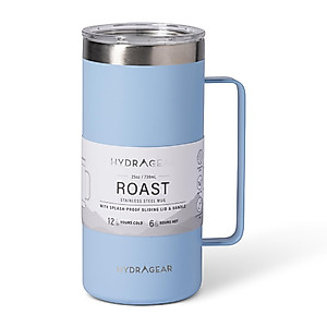 Hydragear Roast Double-Wall Insulated Stainless Steel Mug - 25 Oz - Cobalt Powder Coat