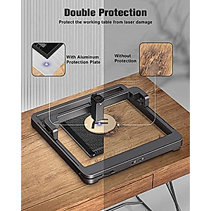 FAHKNS Honeycomb Working Table, 300 x 200 x 22mm Honeycomb Laser Bed for Most Laser Engravers, for Fast Heat Dissipation and Table-Protecting with Aluminum Plate