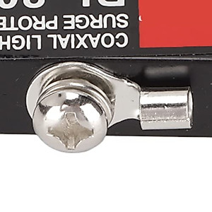 Coaxial Arrestor, PL259 Female to Male 400W Low Loss VSWR Lightning Surge Protector Coaxial Arrester for Building Antenna for Transceivers, Receivers, etc