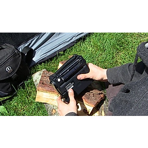 C. Crane CC Solar Observer Wind Up Solar Emergency Crank Radio with AM, FM, NOAA Weather, Built in LED Flashlight, Cellphone Charger and AC Adapter