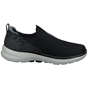 Skechers mens Gowalk 6 - Stretch Fit Slip-on Athletic Performance Walking Shoe, Black, 9 X-Wide US