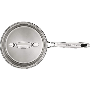 Scanpan Impact Saucepan, 3.5 Quart, Silver