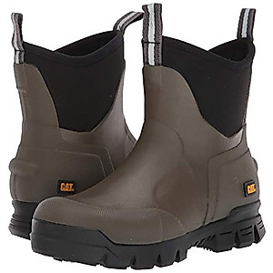 Cat Footwear Unisex's Stormers 6" Soft Toe Industrial Boot, Unisex Olive Night, 14 M US