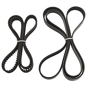 TKH-002 Engine Timing Belt Kit w/Water Pump+Harmonic Balancer Socket(19 mm) & Crankshaft Crank Pulley Wrench Holder (50mm), for Honda Accord Pilot Ridgeline, for Acura RL TL, TCKWP329, 19200-RDV-J01