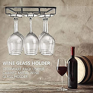 Wine Glass Shelf, Upside-down Home Goblet Iron Art Shelf, Wine Glass Hanging Storage Rack