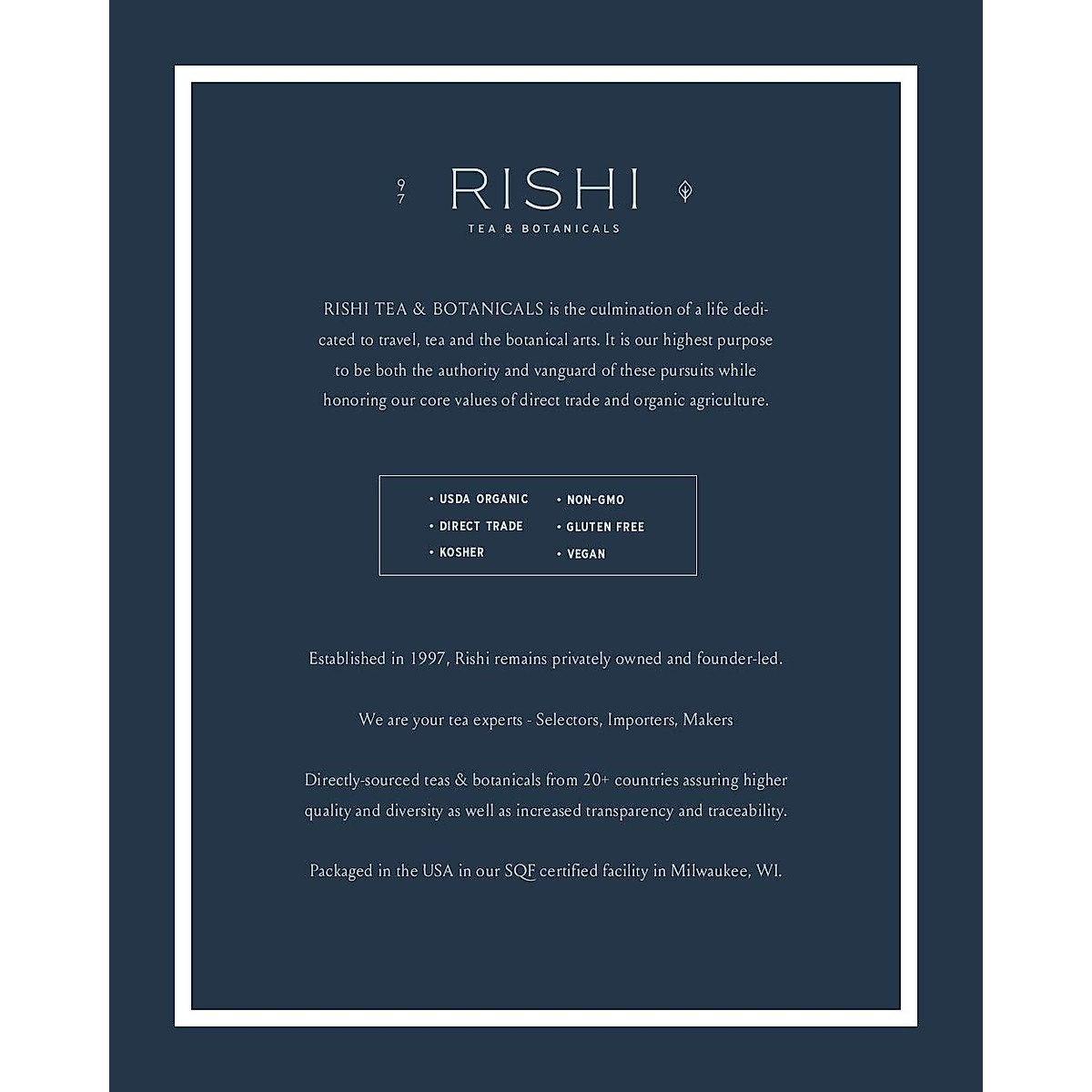 Rishi Tea Turmeric Ginger Herbal Tea | Immune Support, USDA Certified Organic, Caffeine-Free, Ayurvedic, Energy-Boosting, Citrus Flavors for Taste | 50 Sachet Tea Bags