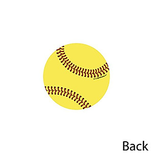 Grand Slam - Fastpitch Softball - Decorations DIY Baby Shower or Birthday Party Essentials - Set of 20