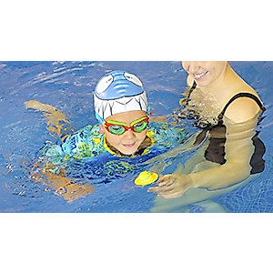 Zoggs Boy's Silicone Character Shark Swimming Cap - Blue