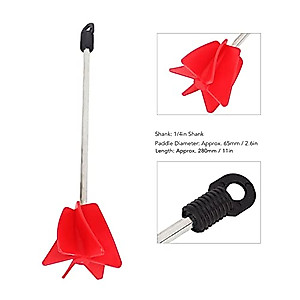14in Shank Paint Mixer Drill Mixer Paint Stirrer for Drill Drill Mixer Attachment