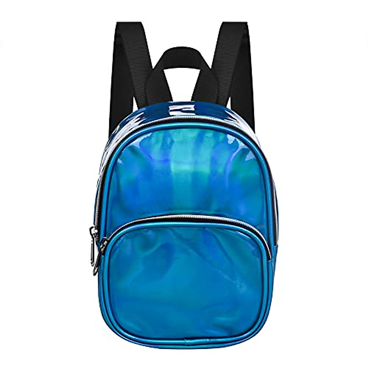 USPECLARE Women Casual Mini Backpack,PU Leather Travel Shopping Bags Daypacks for Work, Security Travel, Concert & Sport Event (Royal blue)