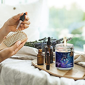 Zodiac Candles - Pisces Candle, Astrology Gifts for Women, Crystal Candles Gifts,Zodiac Gifts,February-March Birthday Gifts, Pisces Gifts,Horoscope Scented Candles with Crystals Inside-7oz…
