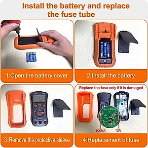 Digital Multimeter Tester, Electrical Voltmeter Tester, Volt Multi Meter, Car Battery Tester Circuit Tester