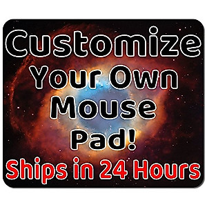 Personalized Mouse Pad - Add Pictures, Text, Logo or Art Design and Make Your Own Customized Mousepad. Each Custom Mouse Mat Comes in a Colorful Gift Bag. Personalized Your Gaming Mousepad
