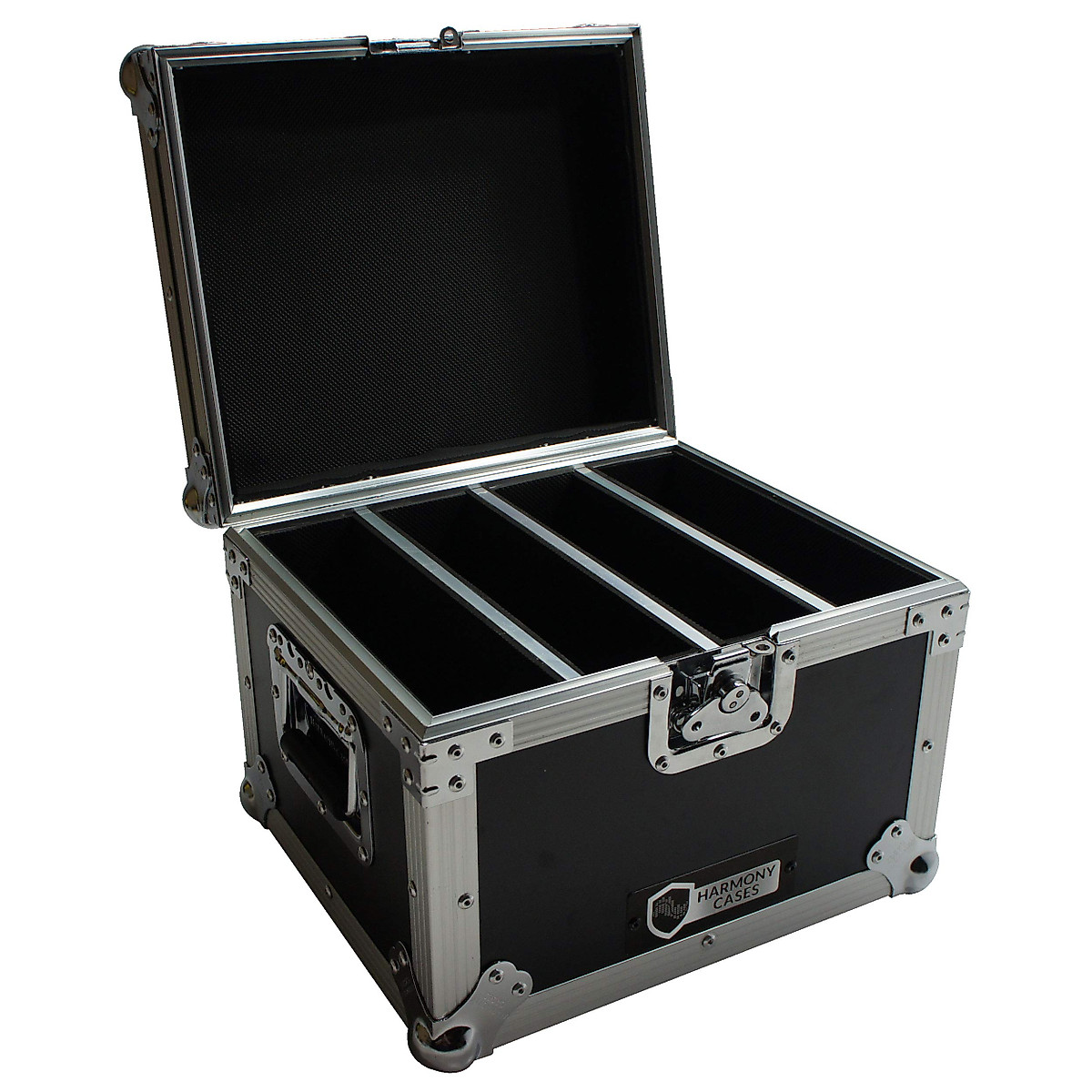 Harmony Audio Cases HC4SLIMPAR64 Light Flight Road Case Compatible with Chauvet SlimPAR 64 x 4