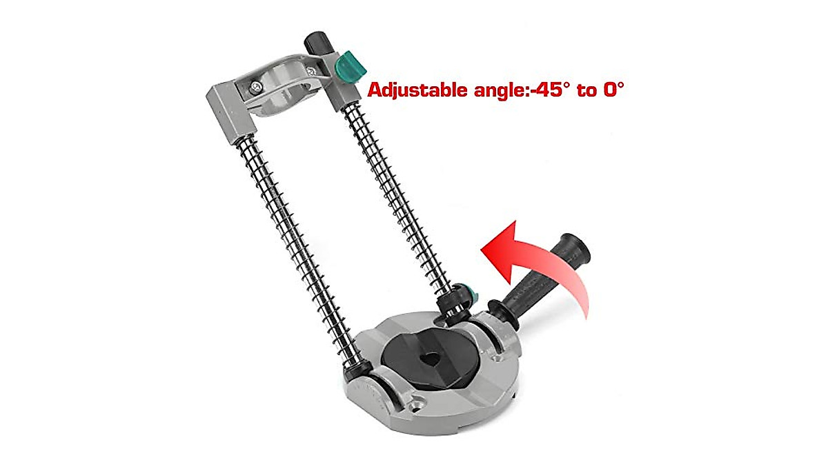 Adjustable Angle Drill Holder for Precise Drilling