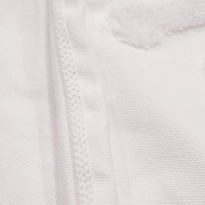 HUAGUOGUO 18 x 18 Inch 2PCs Embroideried Pillowcase，Christmas Holiday Falling Snowflake Cotton Linen Throw Pillow Cover Cushion Home Sofa Bed Car Decorative (White)