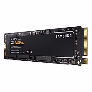 Samsung 970 EVO Plus SSD 2TB NVMe M.2 Internal Solid State Hard Drive, V-NAND Technology, Storage and Memory Expansion for Gaming, Graphics w/ Heat Control, Max Speed, MZ-V7S2T0B/AM