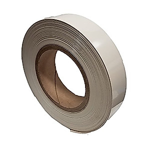 Decorative Gondola Shelving Vinyl Insert for Ticket Channel 130 FT. x 1.25 in. - 5 Pack, White