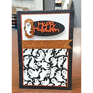 Best Creation Glitter Cardstock 8.5 inch by 11 inch-10 Sheets (Black)