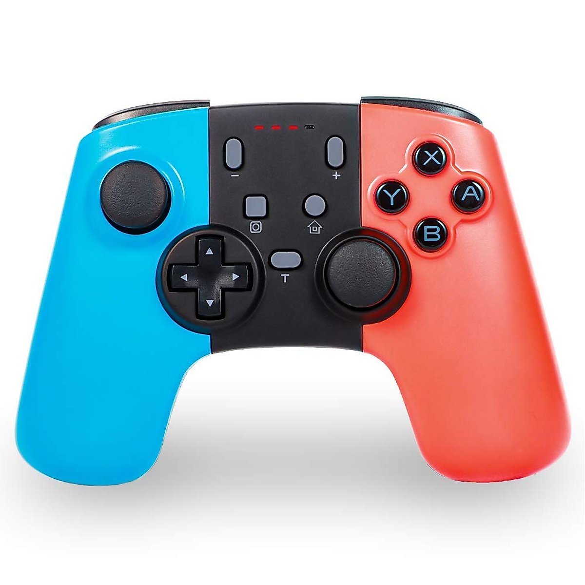 Sefitopher Wireless Controller Compatible for Nintendo Switch,Switch pro Controller PC Wird Gamepad Support Gyro Axis Turbo and Dual Vibration (Black(blue-red))