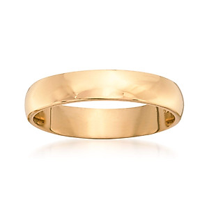 Ross-Simons Women's 4mm 14kt Yellow Gold Wedding Band. Size 6