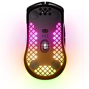 SteelSeries Aerox 3 Wireless - Super Light Gaming Mouse - 18,000 CPI TrueMove Air Optical Sensor - Ultra-lightweight Water Resistant Design - 200 Hour Battery Life