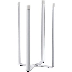 Anferstore Multifunction Eco Stylish Holder Cup Drain Rack, Home Tower Kitchen Stand Plastic Bag Garbage Bag Holder for Home Kitchen Tower (White)