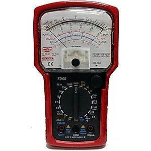 Tekpower TP7040 20-Range AC/DC Analog Multimeter General Purpose with High Accuracy and Well Built Details, Strong Needle
