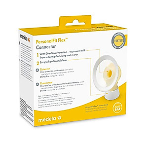 Medela PersonalFit Flex Replacement Connectors, 2 per Pack, Compatible with Freestyle Flex and Pump in Style with MaxFlow Breast Pumps, Authentic Spare Parts