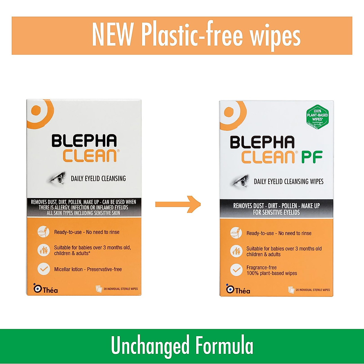 Blephaclean 60 Sterile Eyelid Wipes For Blepharitis Freepost