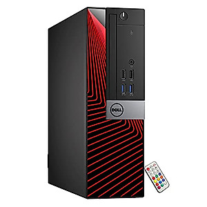 Dell OptiPlex Small Form Factor Desktop Computer with RGB Lights i7 6700 3.4 GHz 16GB RAM 512GB SSD Win 10 Pro WiFi, Keyboard & Mouse HDMI (Renewed)