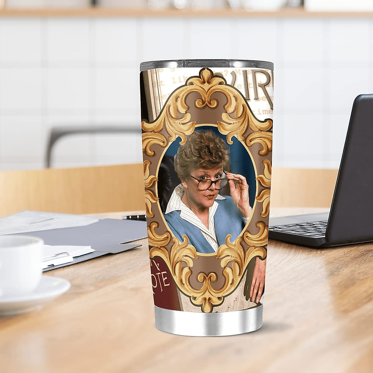 Stainless Steel Insulated Tumbler 20oz murder Coffee she Wine wrote Cold Tea Hot Iced Cup Mug Suit for Home Office Travel