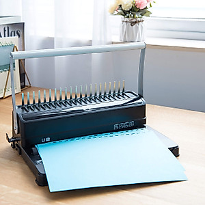 BNC U12 21-Hole Binding Machine 450 Page Binding Capacity and 12 Page Punching Capacity