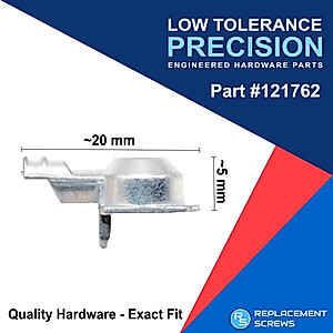 ReplacementScrews Shelf Support Pins Compatible with IKEA Part 121762 (Old Billy Bookshelf - pre 2013) - Zinc Alloy Die-Cast Shelf Pegs (Pack of 16)