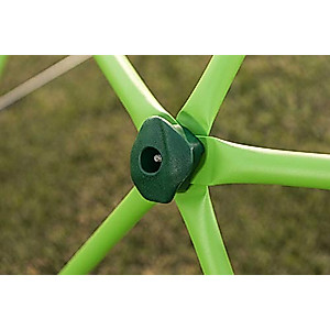Lifetime 90951 Geometric Dome Climber Jungle Gym, 5.5' High x 11' Wide, Mantis Green & Bronze, 66-Inch