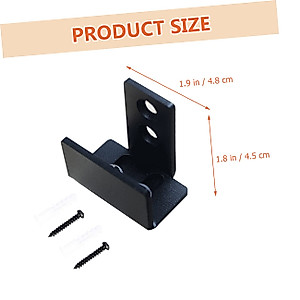 jojofuny 2pcs Barn Door Floor Stopper Wall Mount Sliding Door Install Floor Guide for Barn Door