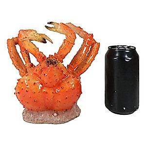 Ebros Gift Nautical Coastal Giant Spider Anthropod Crab Wine Bottle Holder Caddy Figurine Home Kitchen Dining Party Hosting Decor Sea Life Marine Seafood Crustacean Statue