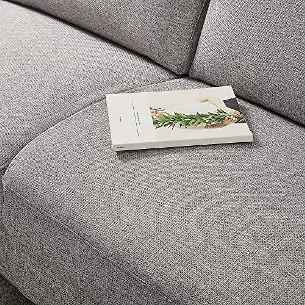 ZINUS Josh Sofa Couch, Easy, Tool-Free Assembly, Soft Grey