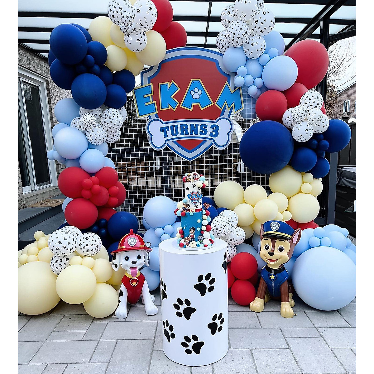 AJOYEGG Baby Blue Balloons Macaron Light Blue Balloon 100pcs 5+12+18Inch, Pastel Blue Party Balloons Garland Kit for Birthday Baby Shower Gender Reveal Wedding Bridal Shower Decoration