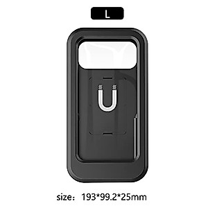 Waterproof Bike Phone Mount Motorcycle Phone Holder, Bicycle Phone Holder for Electric Bike, Spinning Bike, Scooter.