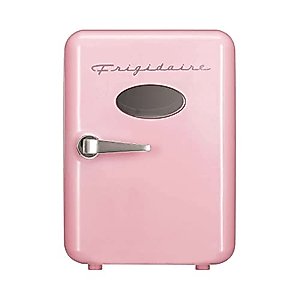 Frigidaire Portable Retro 6-can Mini Fridge, Pink - EFMIS137-PINK